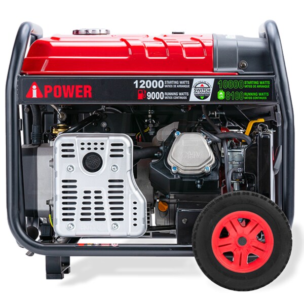 A-iPower SUA12000ED - 9000 Watt Dual Fuel Electric Start Portable ...