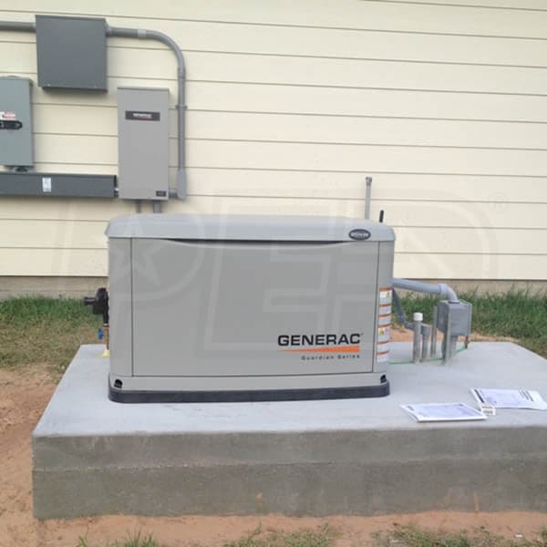 Generac Guardian 6244 ™ 20kW Aluminum Standby Generator System 200A ...