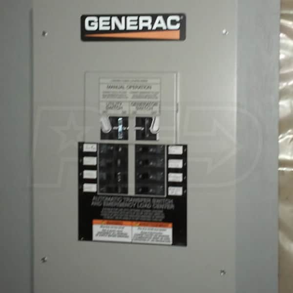 Generac CorePower 7kW Home Standby Generator System (50-Amp 8-Circuit ...