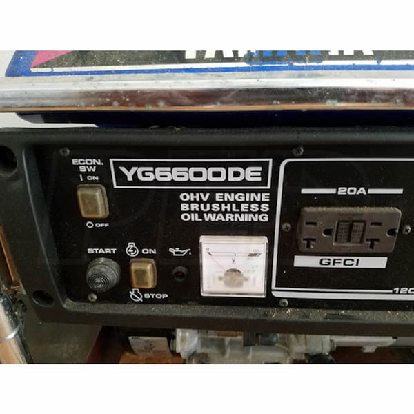 Yamaha YG6600DE - 6000 Watt Electric Start Industrial Portable ...