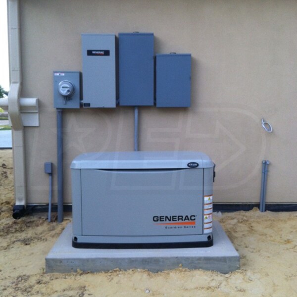 Generac Guardian 6243 ™ 17kW Aluminum Standby Generator System 200A ...